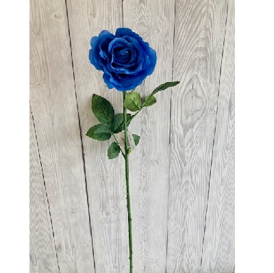 Deluxe Rose Royal Blue | Artificial Flowers, Rose, Single Varieties ...